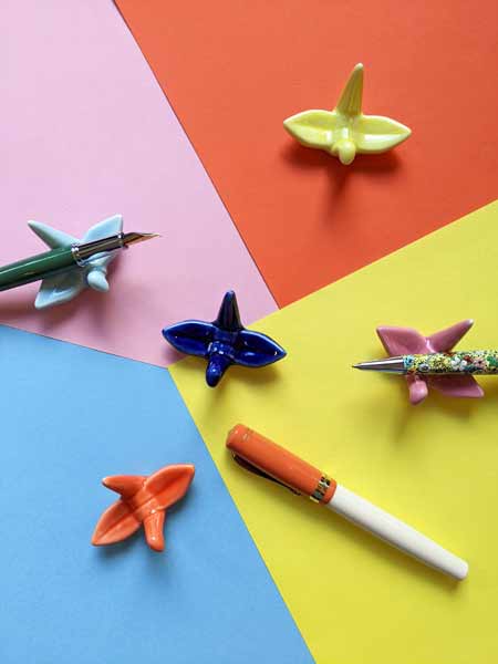 Buy a pen, get a FREE Crane Ceramic Pen Holder!