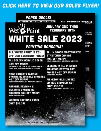 New Year, New Classes! Plus, our Annual White Sale has begun!
